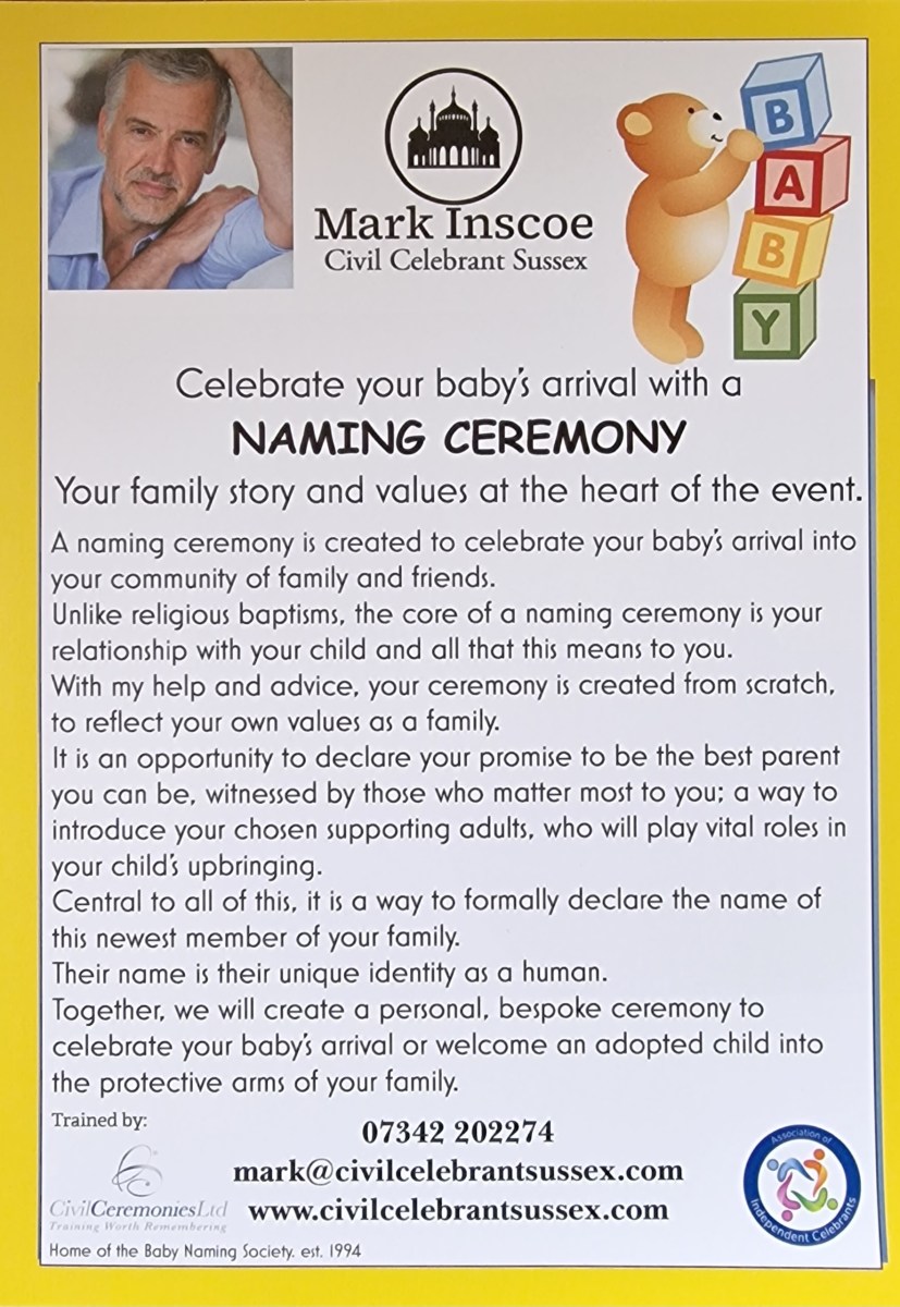 Baby naming – the perfect alternative to a religious baptism – Chic ...